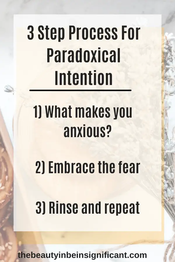 Paradoxical Intention: How To Fight The Fear of Fear - The ...